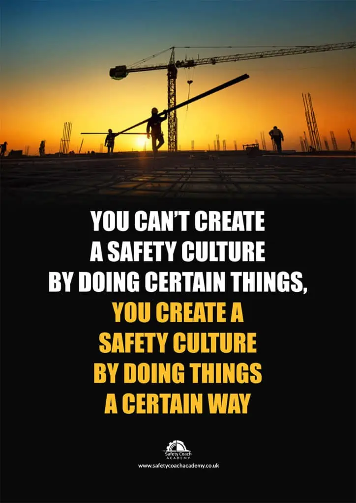 Safety Culture Poster - Safety Coach Academy